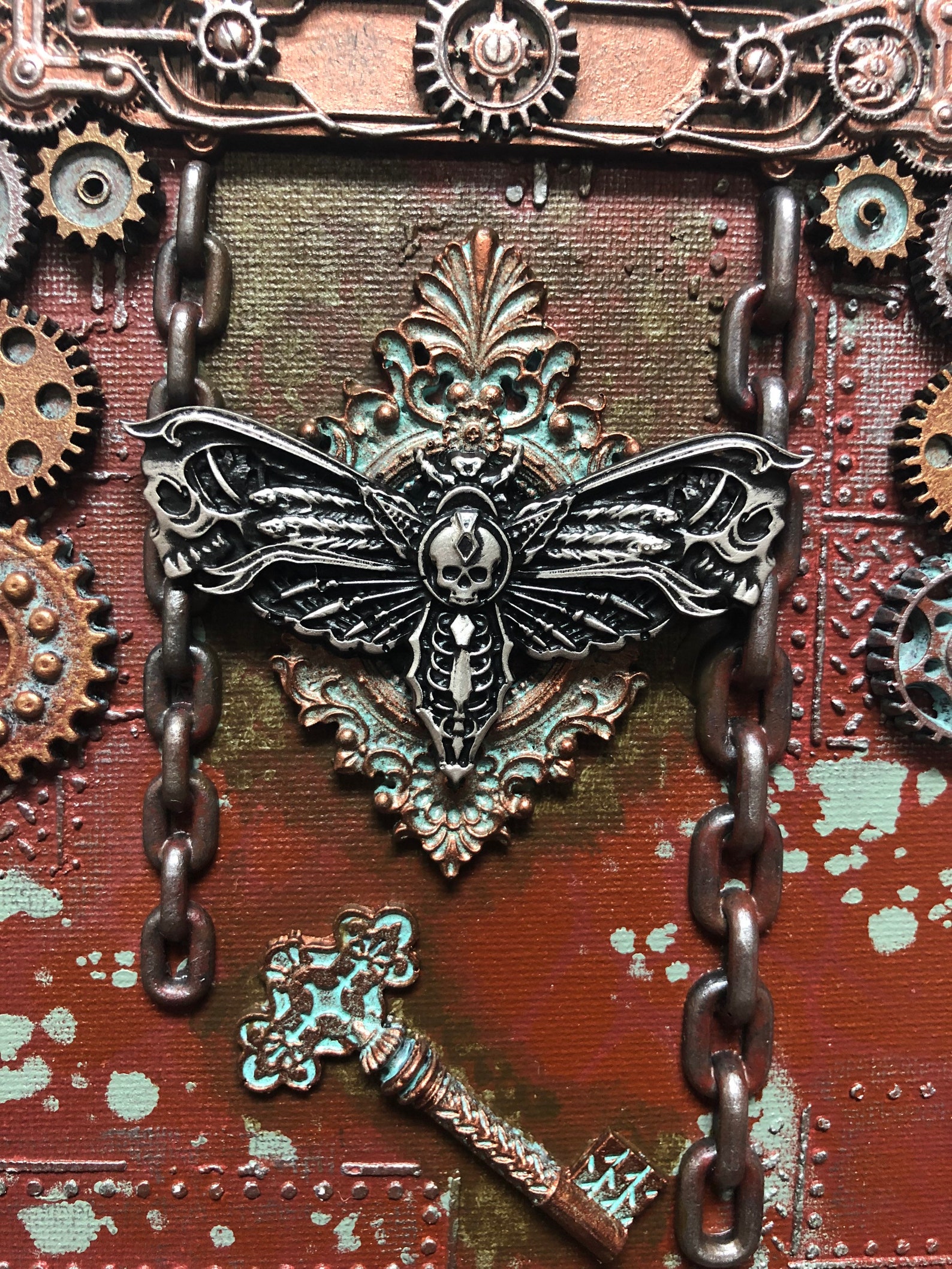 Mixed Media Steampunk Resin Artwork - Etsy