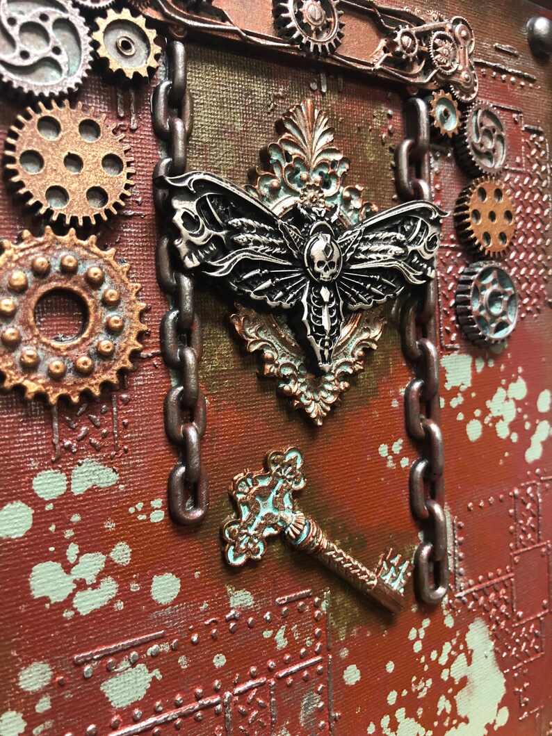 Mixed Media Steampunk Resin Artwork - Etsy
