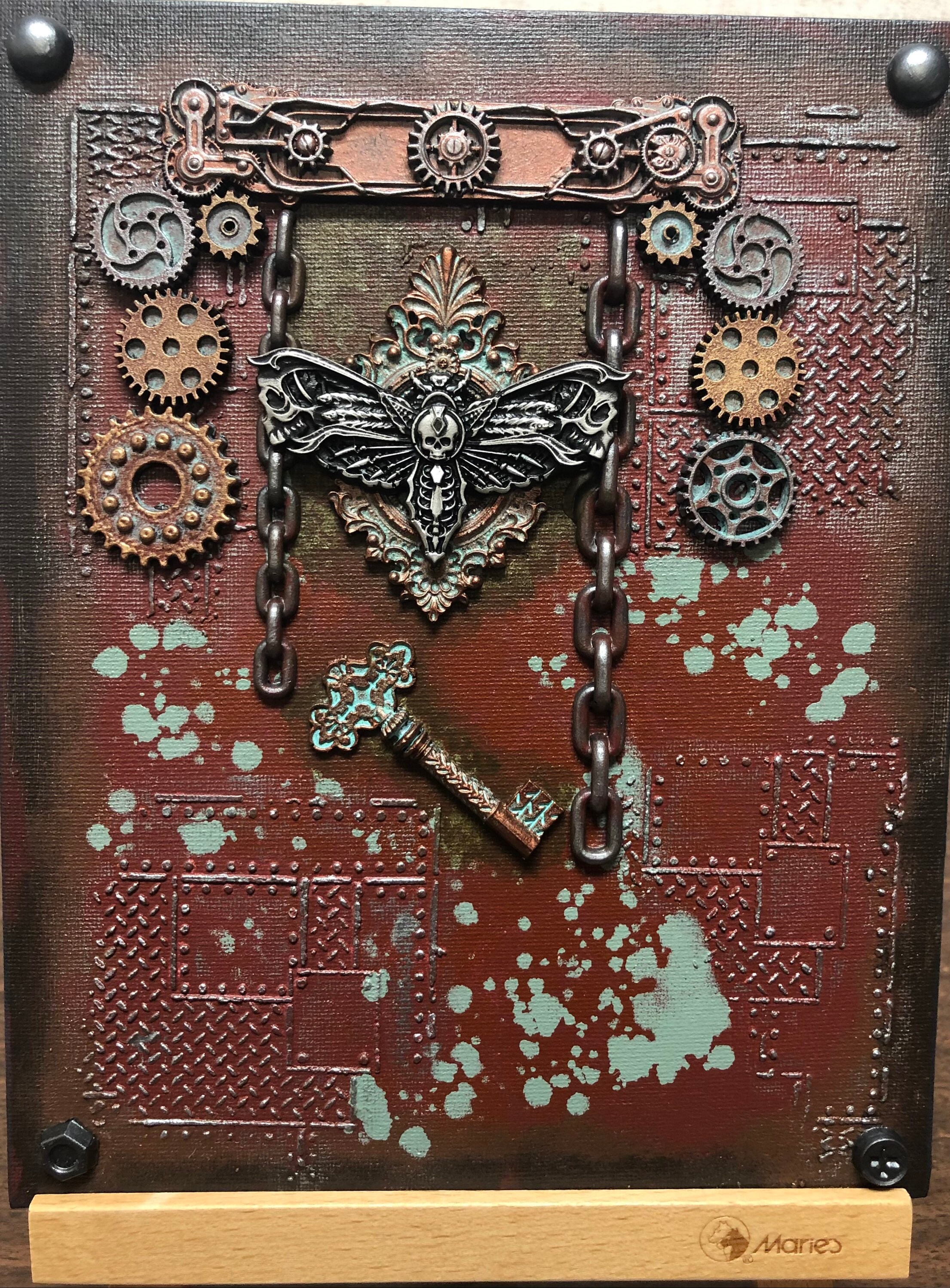 Mixed Media Steampunk Resin Artwork - Etsy