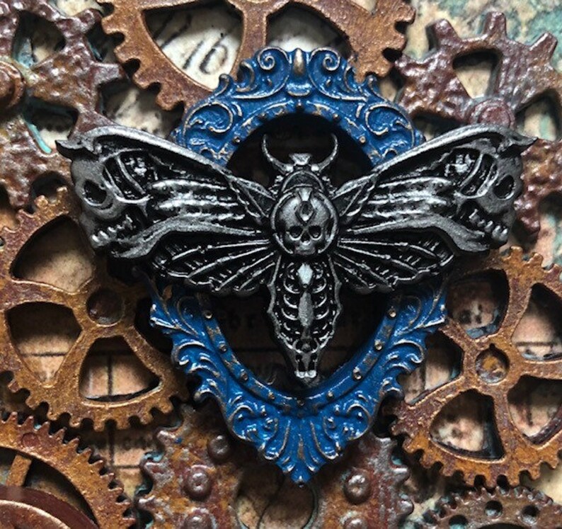 Mixed Media Steampunk Resin Art 6 X 6 - Etsy
