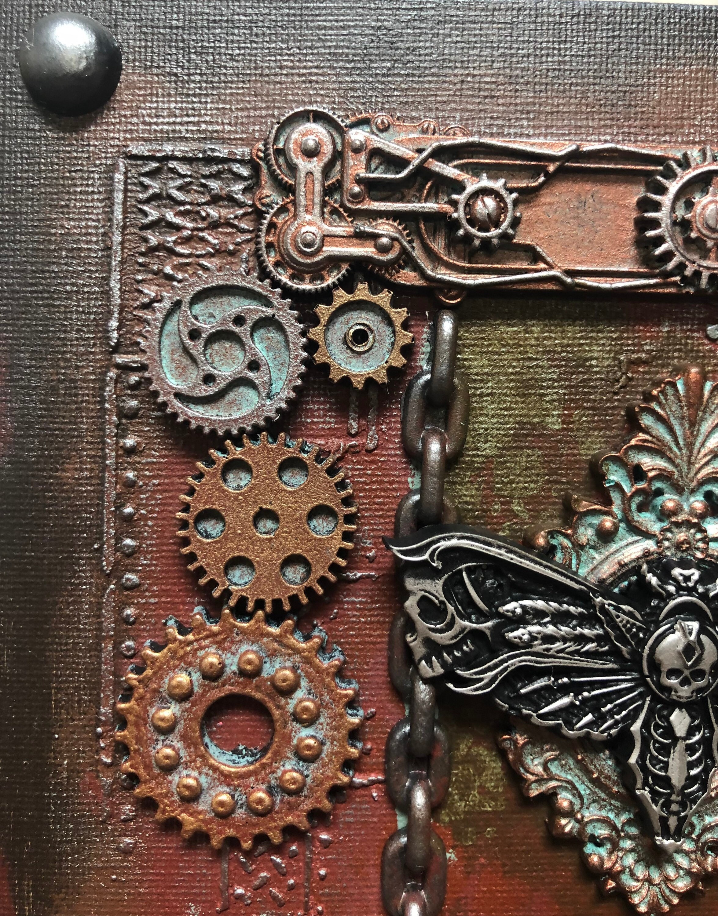 Mixed Media Steampunk Resin Artwork - Etsy