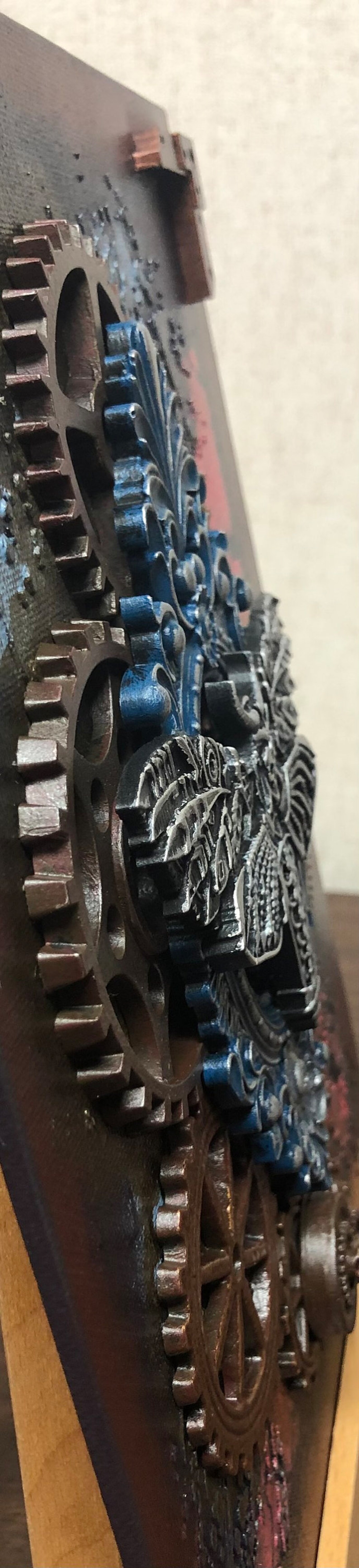 Mixed Media Steampunk Resin Art - Etsy