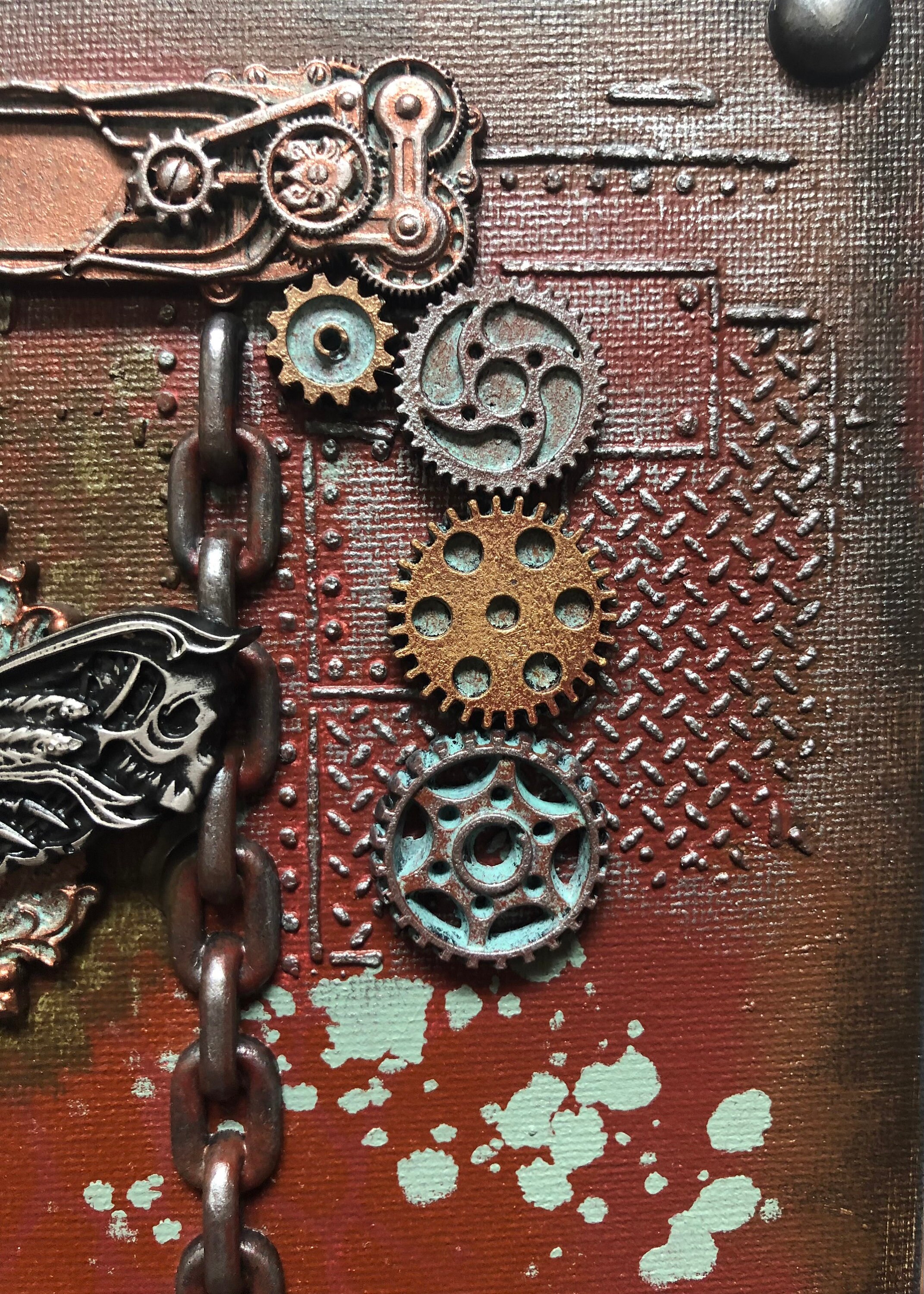 Mixed Media Steampunk Resin Artwork - Etsy