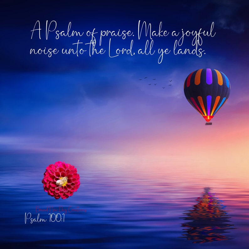 Psalm 100 - Digital Scripture Memory Cards | Instagram-worthy MP4 ...