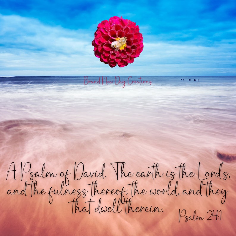 Psalm 24 - Digital Scripture Memory Cards | Instagram-worthy MP4 ...