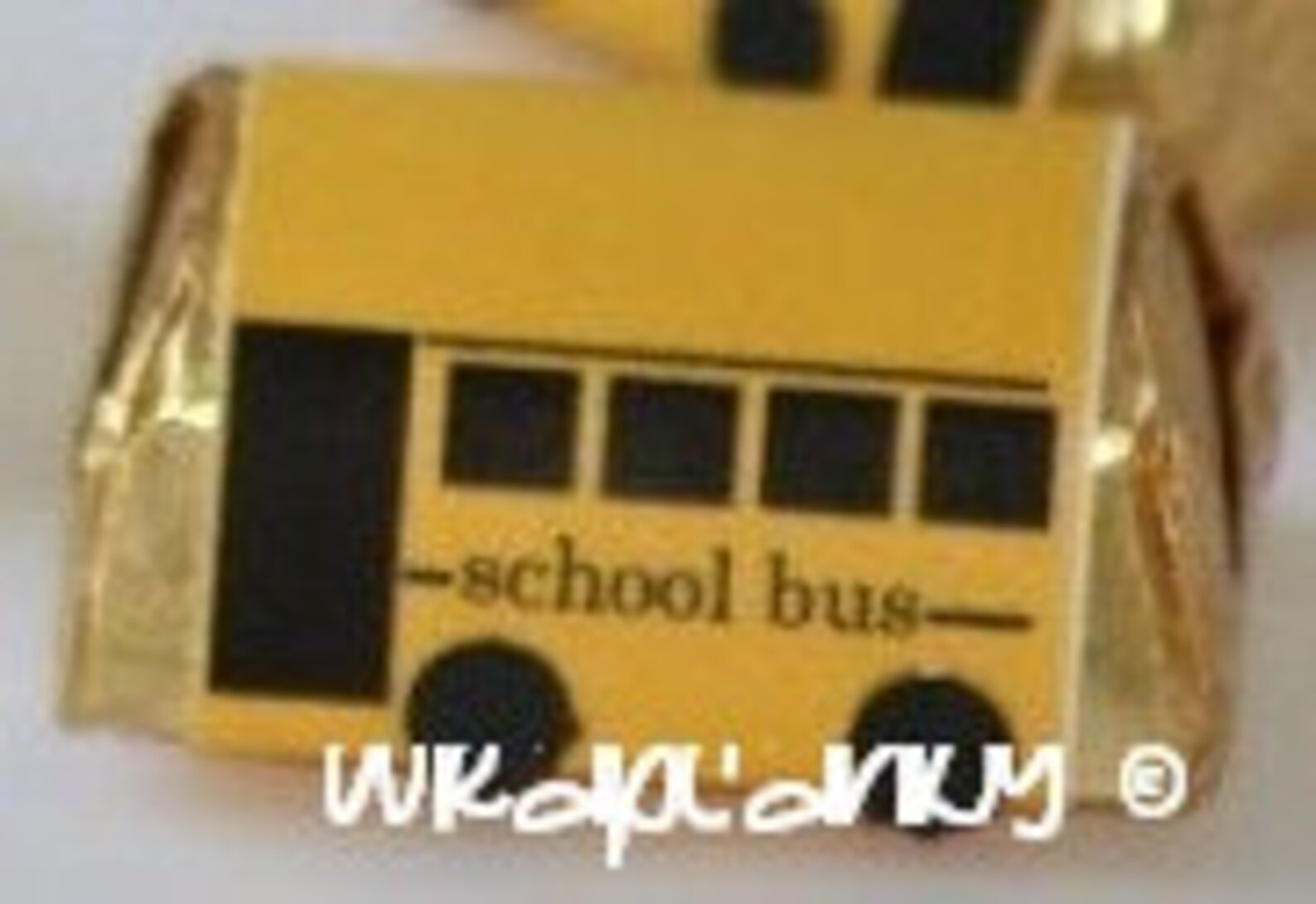 School Bus Nuggets Wrappers Bag Topper Teacher Appreciation Bus Driver ...