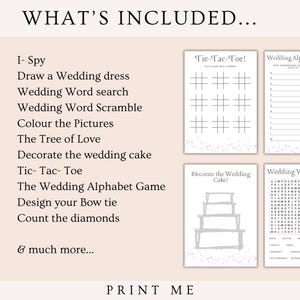 Childrens Wedding Bundle Printable Activities, Kids Wedding Coloring ...