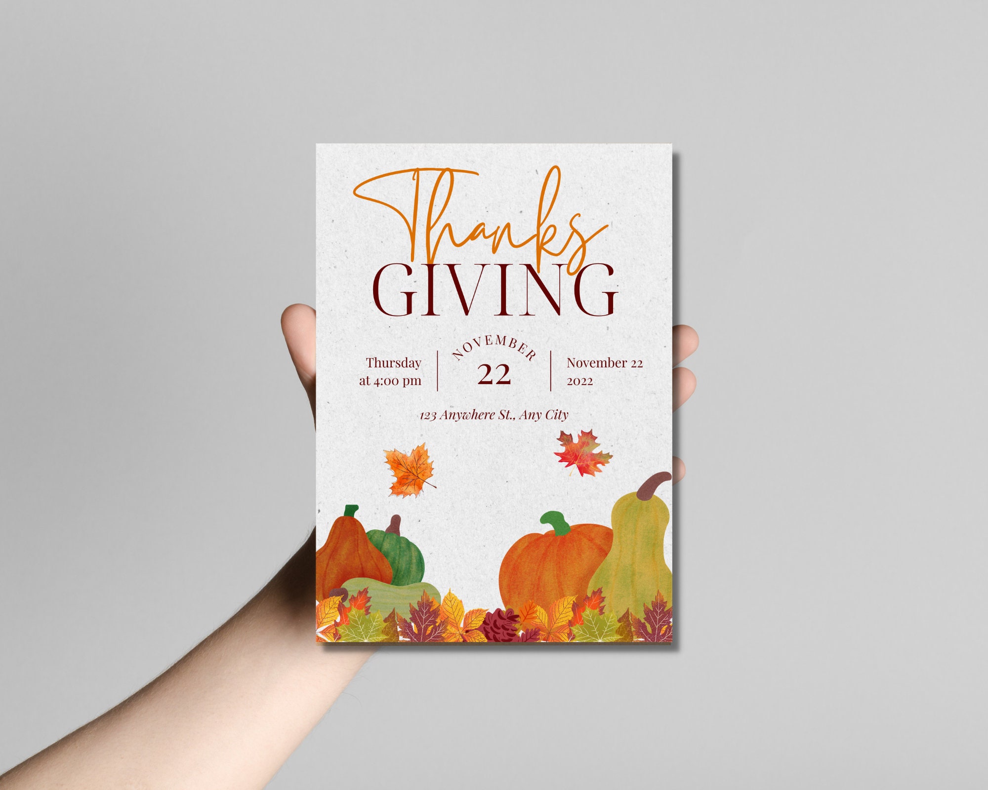 Editable Thanksgiving Party Invitation Thanksgiving Party - Etsy