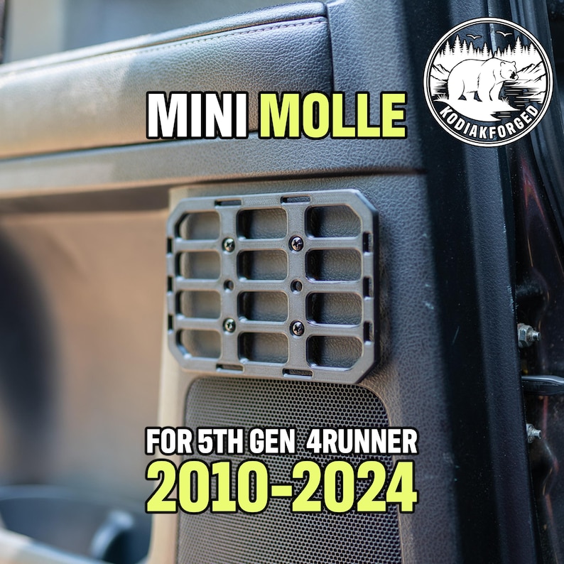 Mini Molle | for Toyota 4runner | 5th Gen | 3D Printed ASA Interior ...