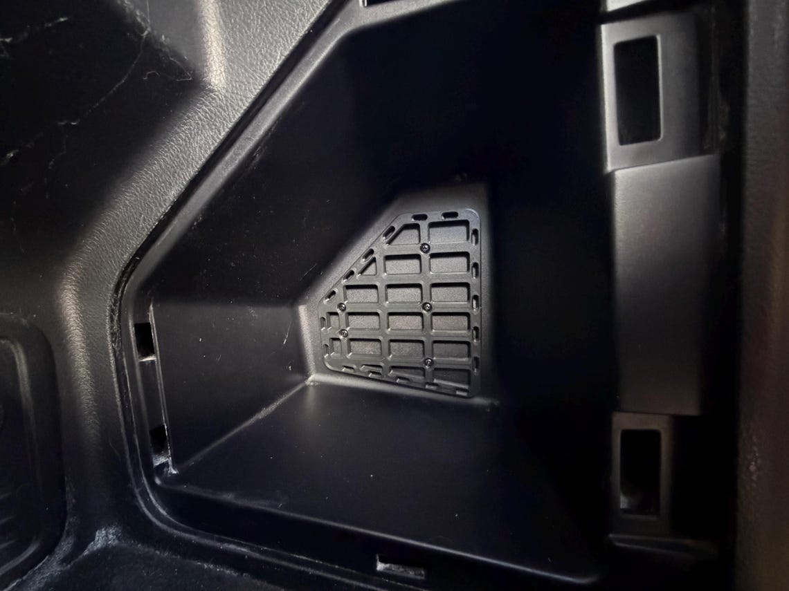 5th Gen 4runner MOLLE Panel for 3RD ROW Seating | Rear Cargo Cubby ...