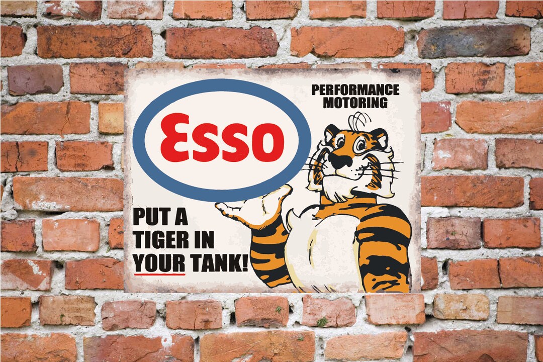Retro Esso Sign - Etsy