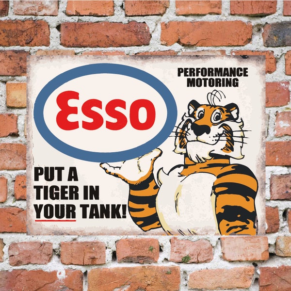 Esso Sign - Etsy UK