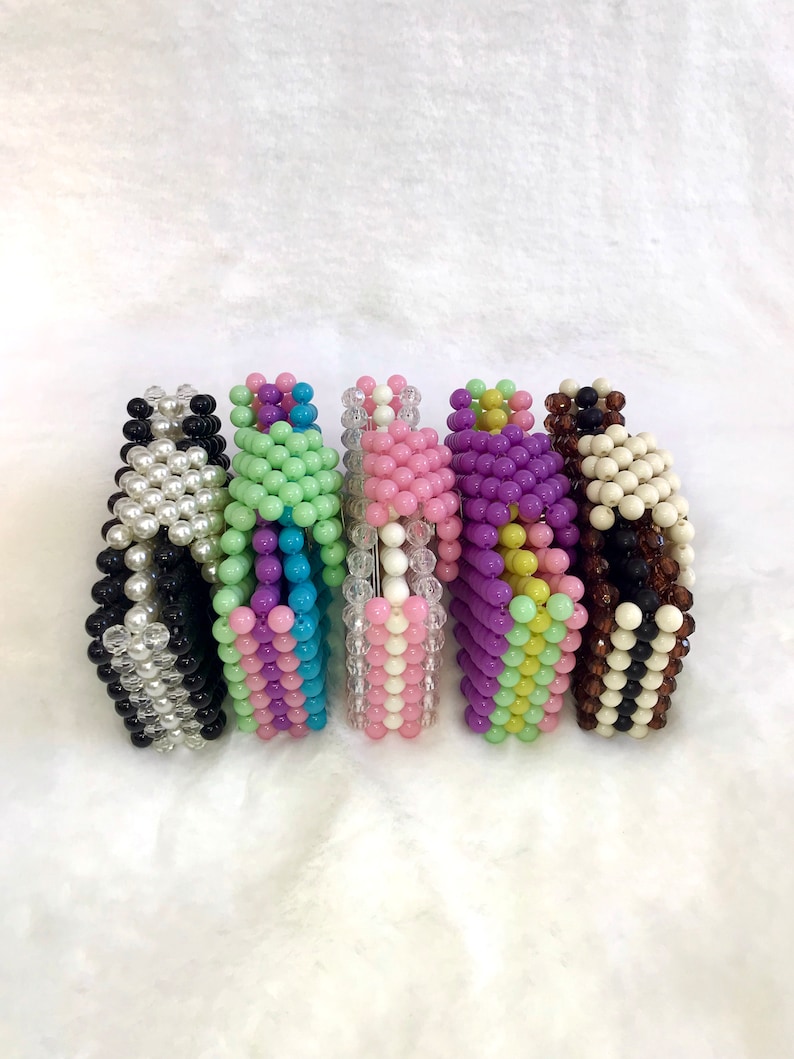 Colourful Beaded Small Womens Wallet With Bead, Mini Cute Wallet ...