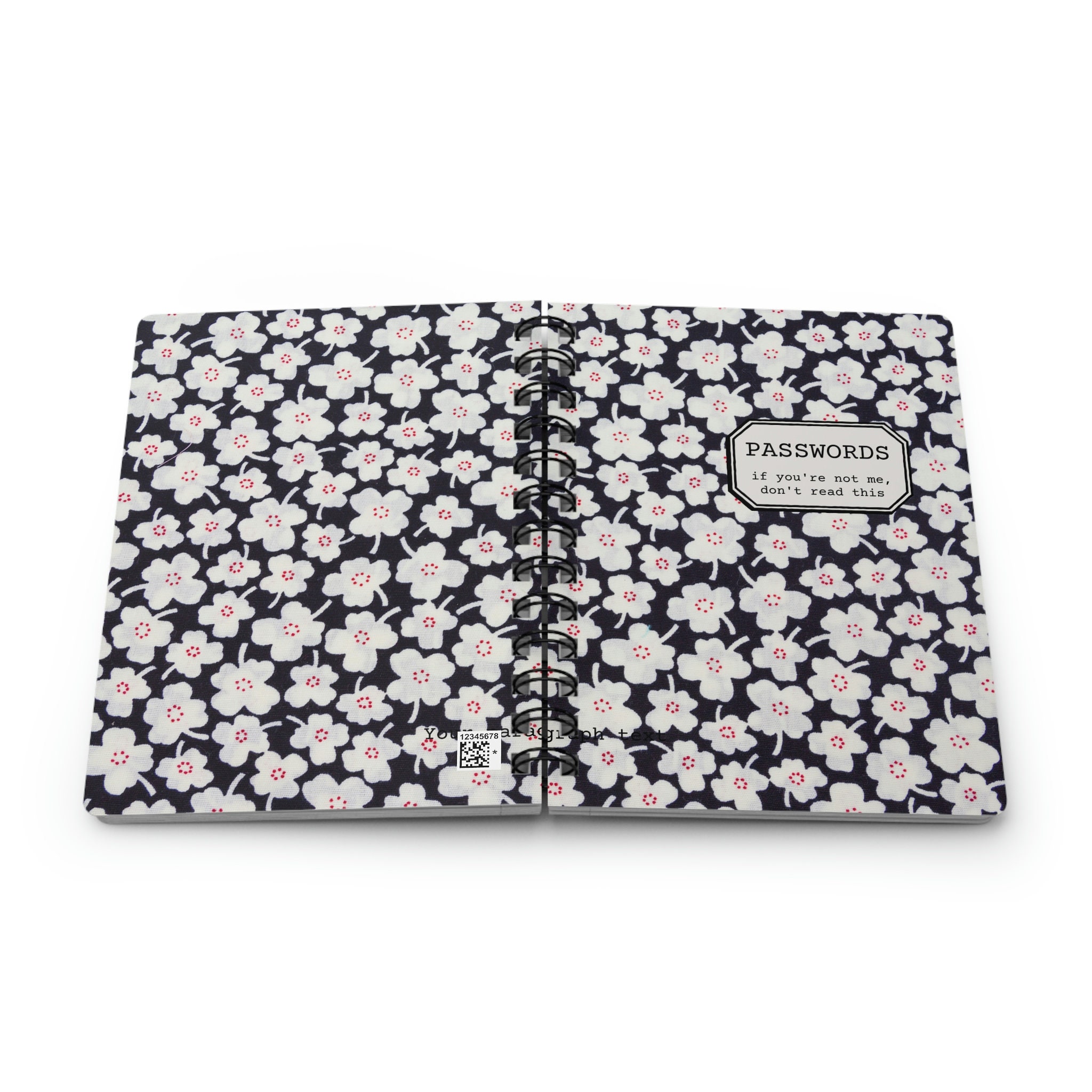 Passwords Book,funny Spiral Bound Journal, Sarcastic Notebook, Funny ...