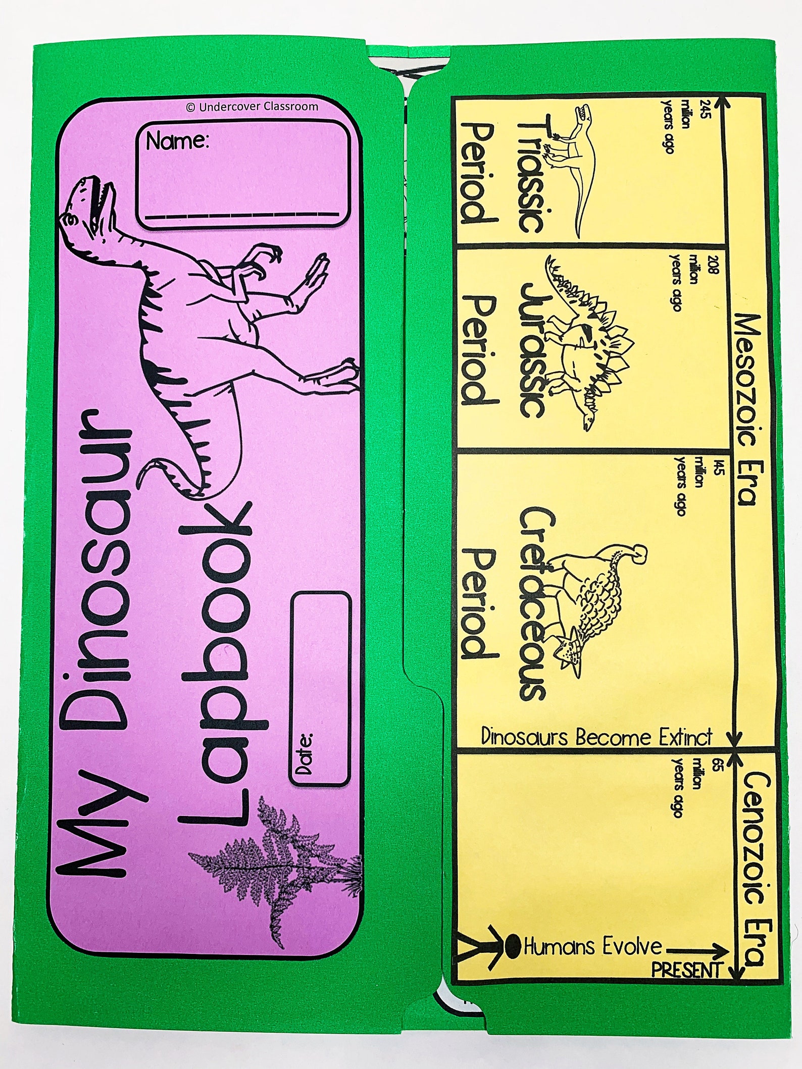 Dinosaur Lapbook Template Dinosaur Reading Passages Dinosaur Poster ...