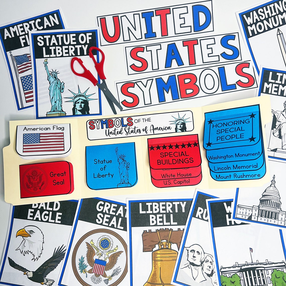 American Symbols Lapbook Teach U.S. Symbols Passages Homeschool ...