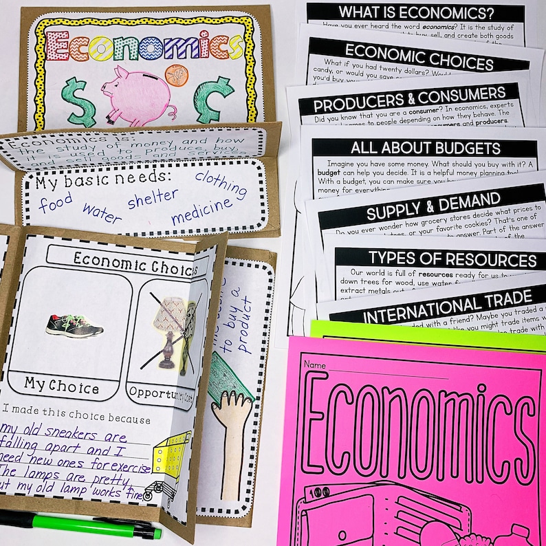 Economics Homeschool Unit Teach Economics Reading Passages Economics ...
