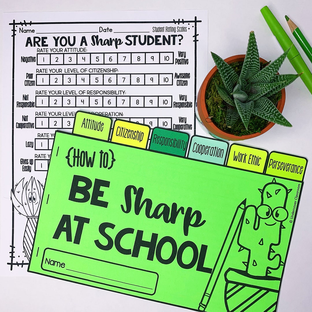 Qualities of a Student Book Student Behavior Checklist Student Behavior ...