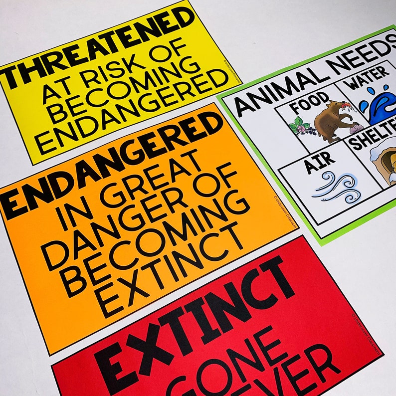 Endangered Animals Lapbook Teach Endangered Animals Reading Passages ...