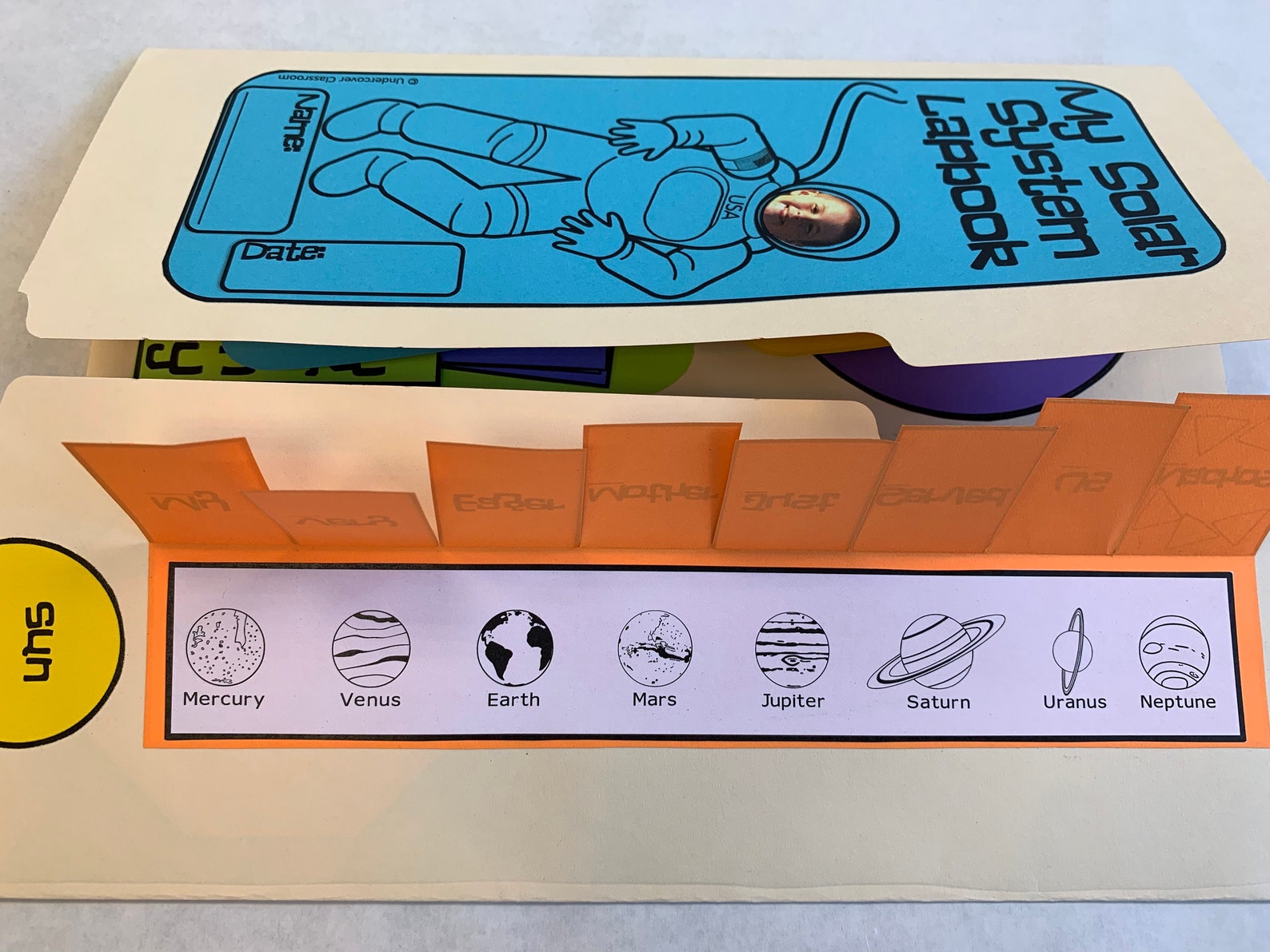 Solar System Lapbook Solar System Reading Passages Planets Sun Moon ...