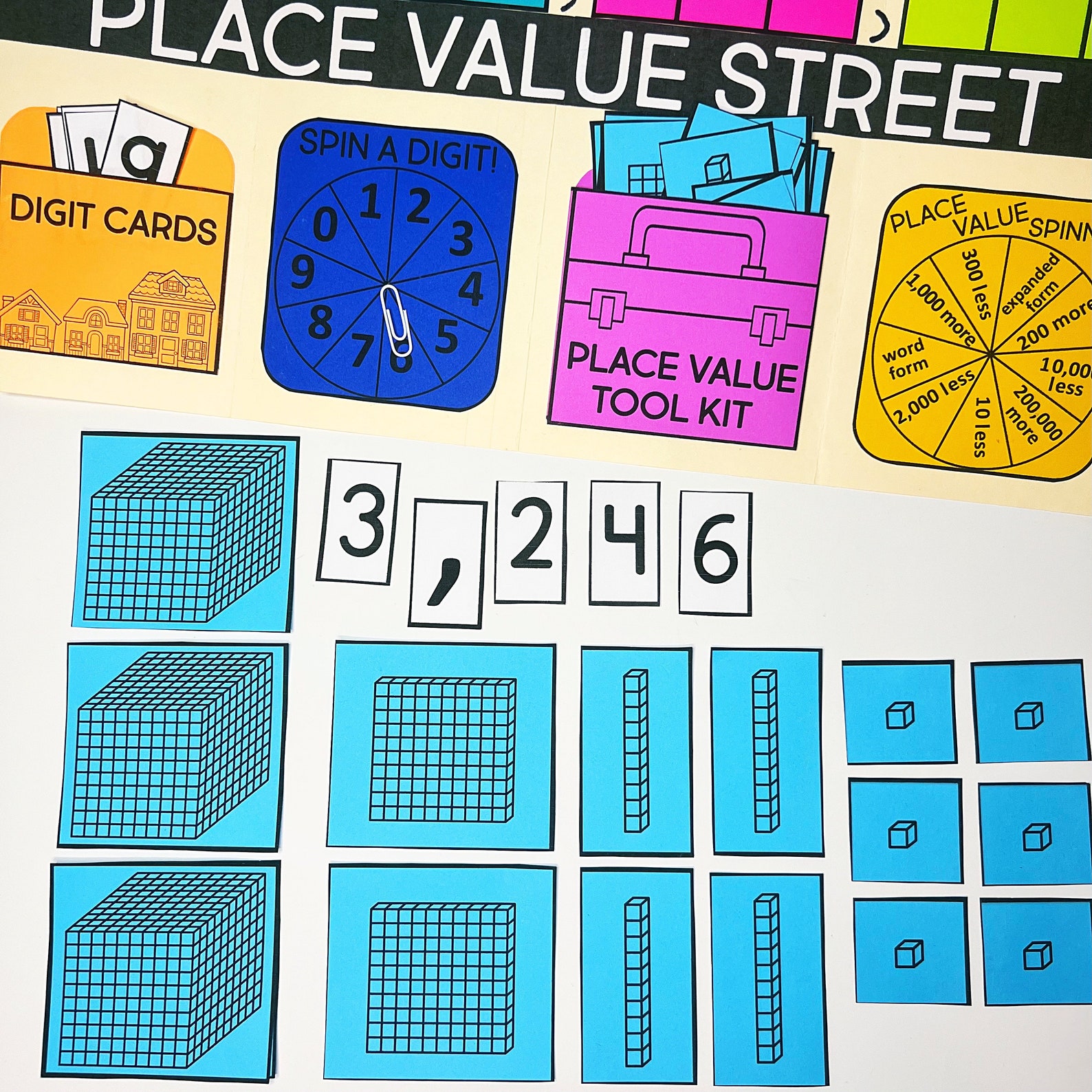 Place Value Lapbook Printable Teach Place Value Homeschool Math Place ...