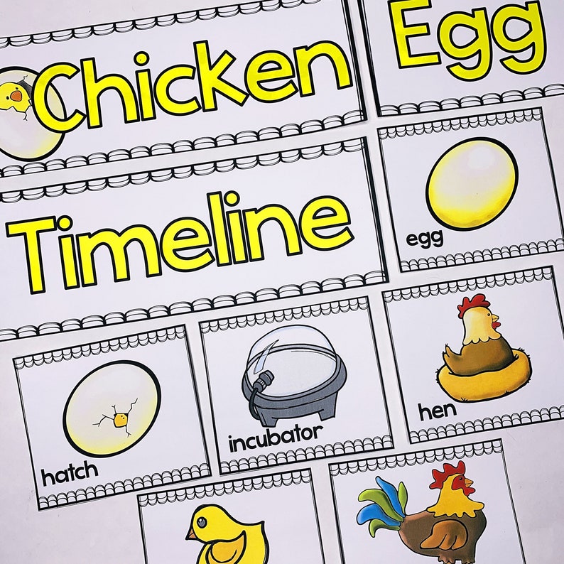 Chicken Egg Incubation Timeline Chicken Egg Tracker for Egg Incubator ...