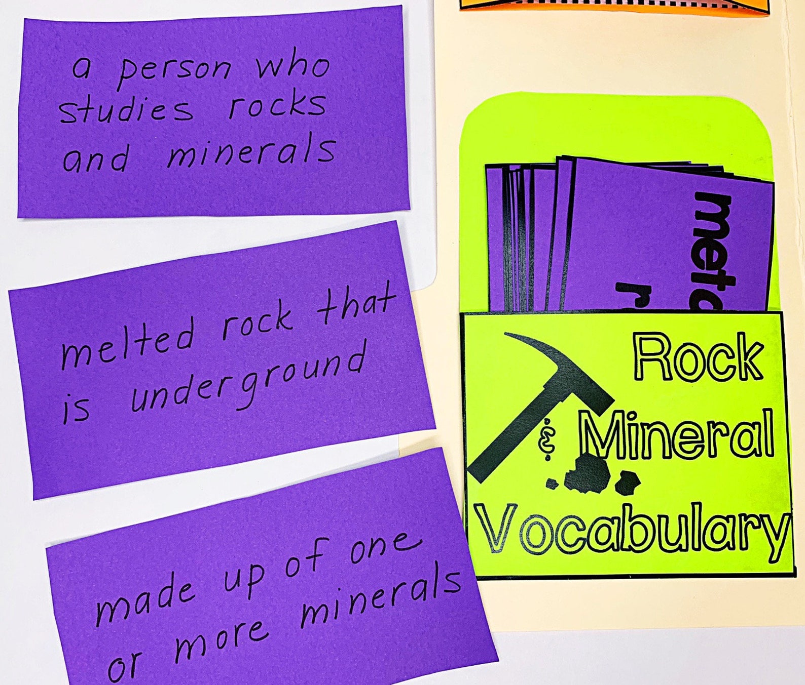 Rocks and Minerals Lapbook Teach Rocks Reading Passages Types of Rocks ...