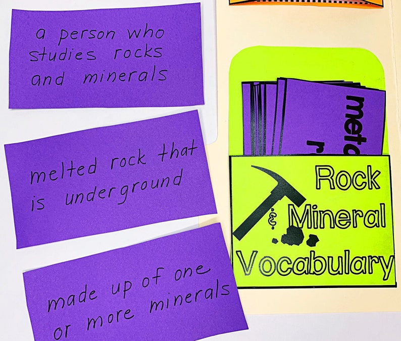 Rocks and Minerals Lapbook Teach Rocks Reading Passages Types of Rocks ...
