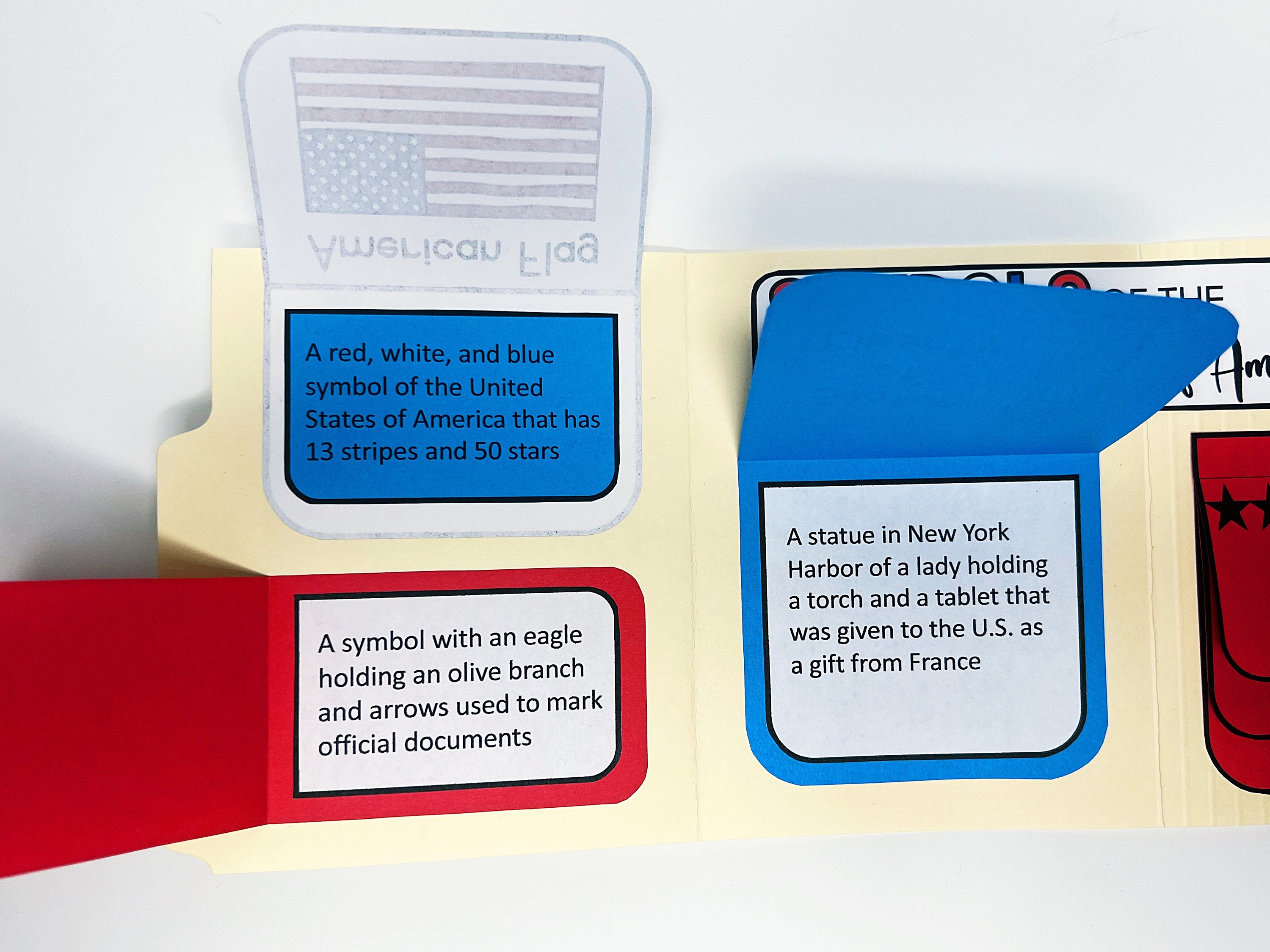 American Symbols Lapbook Teach U.S. Symbols Passages Homeschool ...