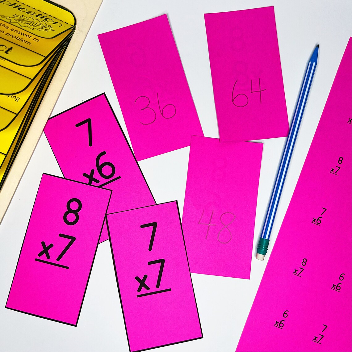 Lapbook Printable Multiplication Facts Study Tool Teach Multiplication ...