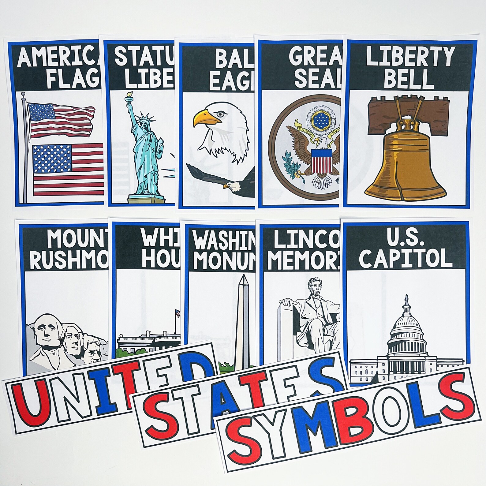 American Symbols Lapbook Teach U.S. Symbols Passages Homeschool ...