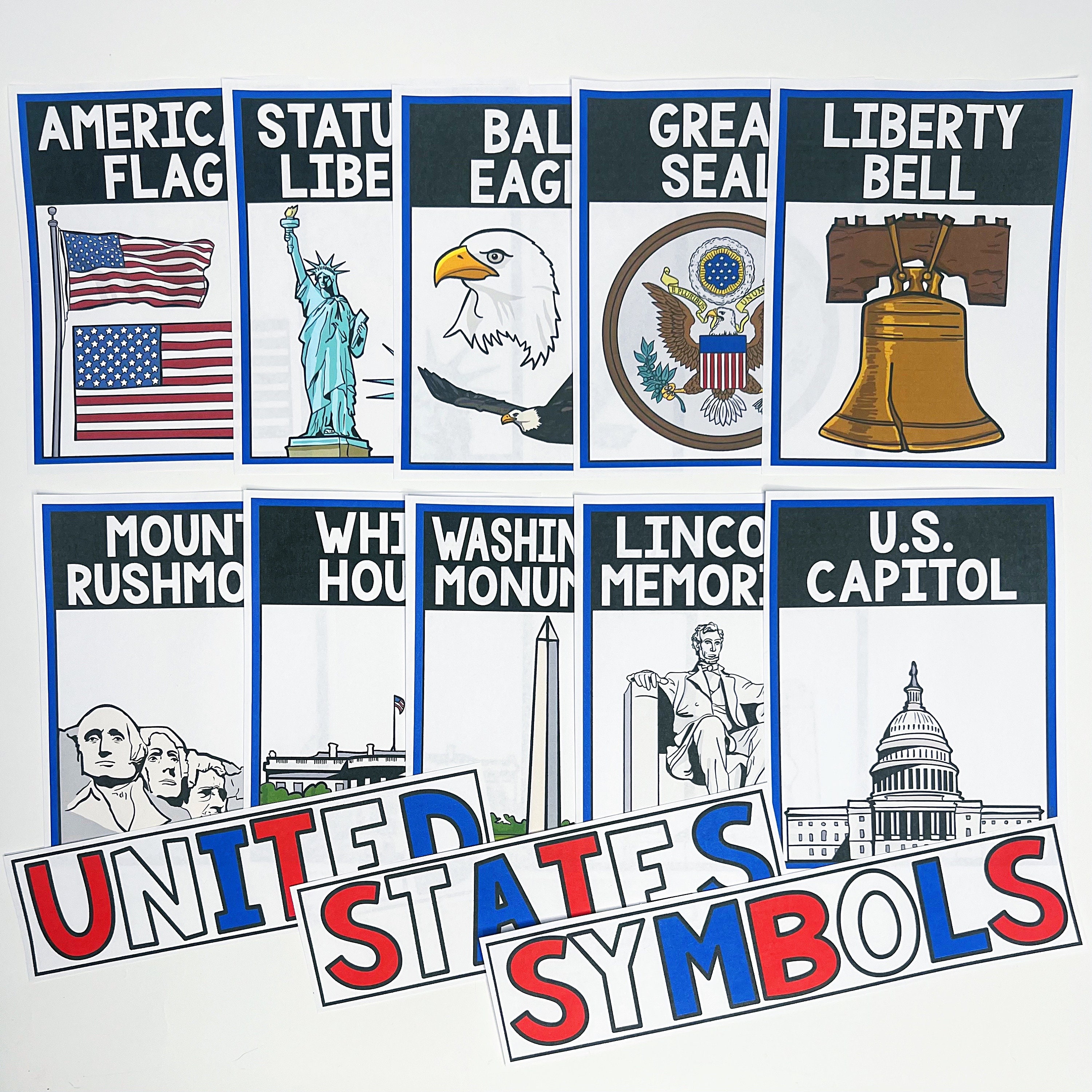 American Symbols Lapbook Teach U.S. Symbols Passages Homeschool ...