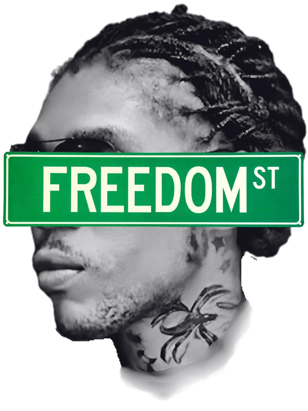 World Boss Freedom Street Vybz Kartel B/W PNG - Etsy