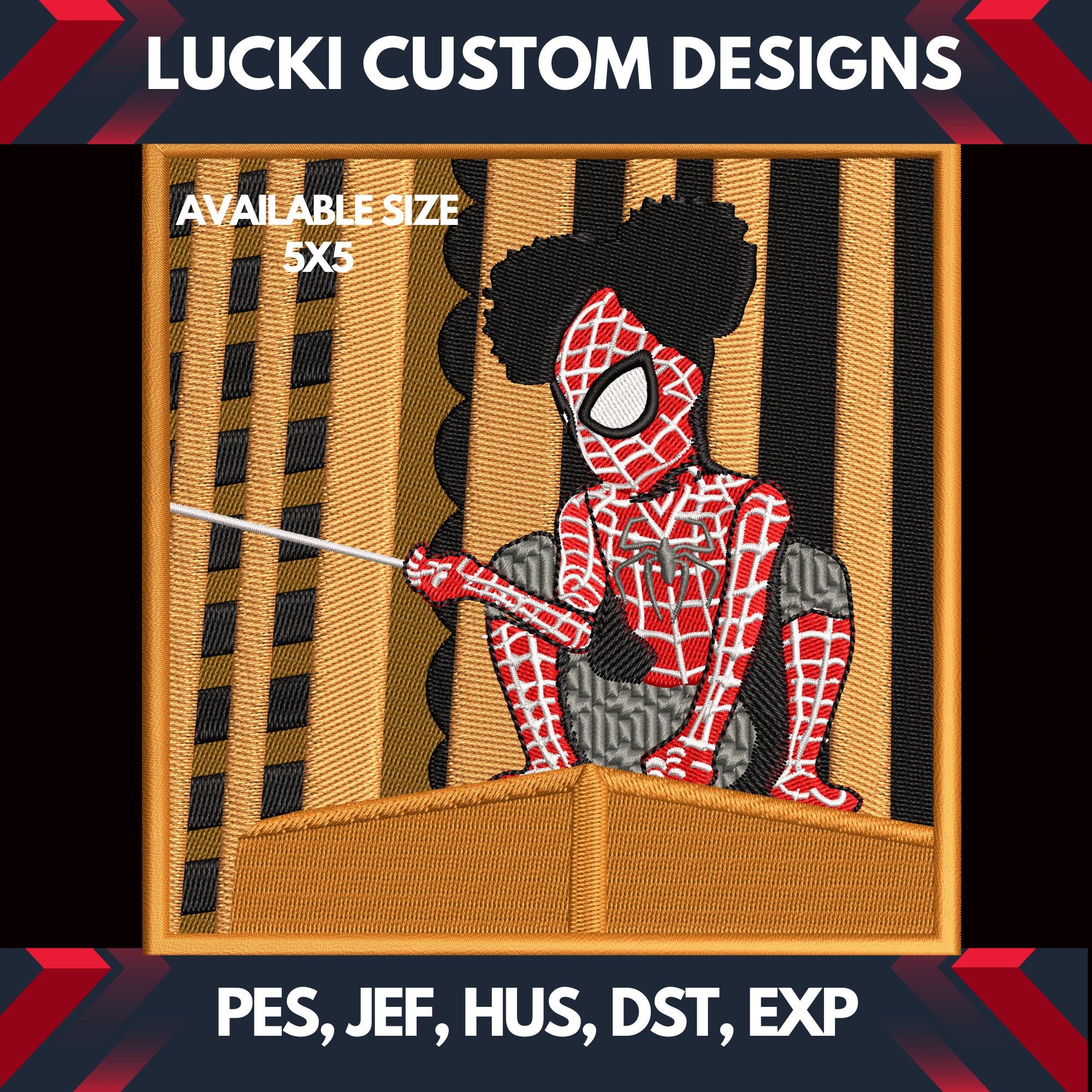 Black Girl Spiderman With Afro Puffs - Etsy