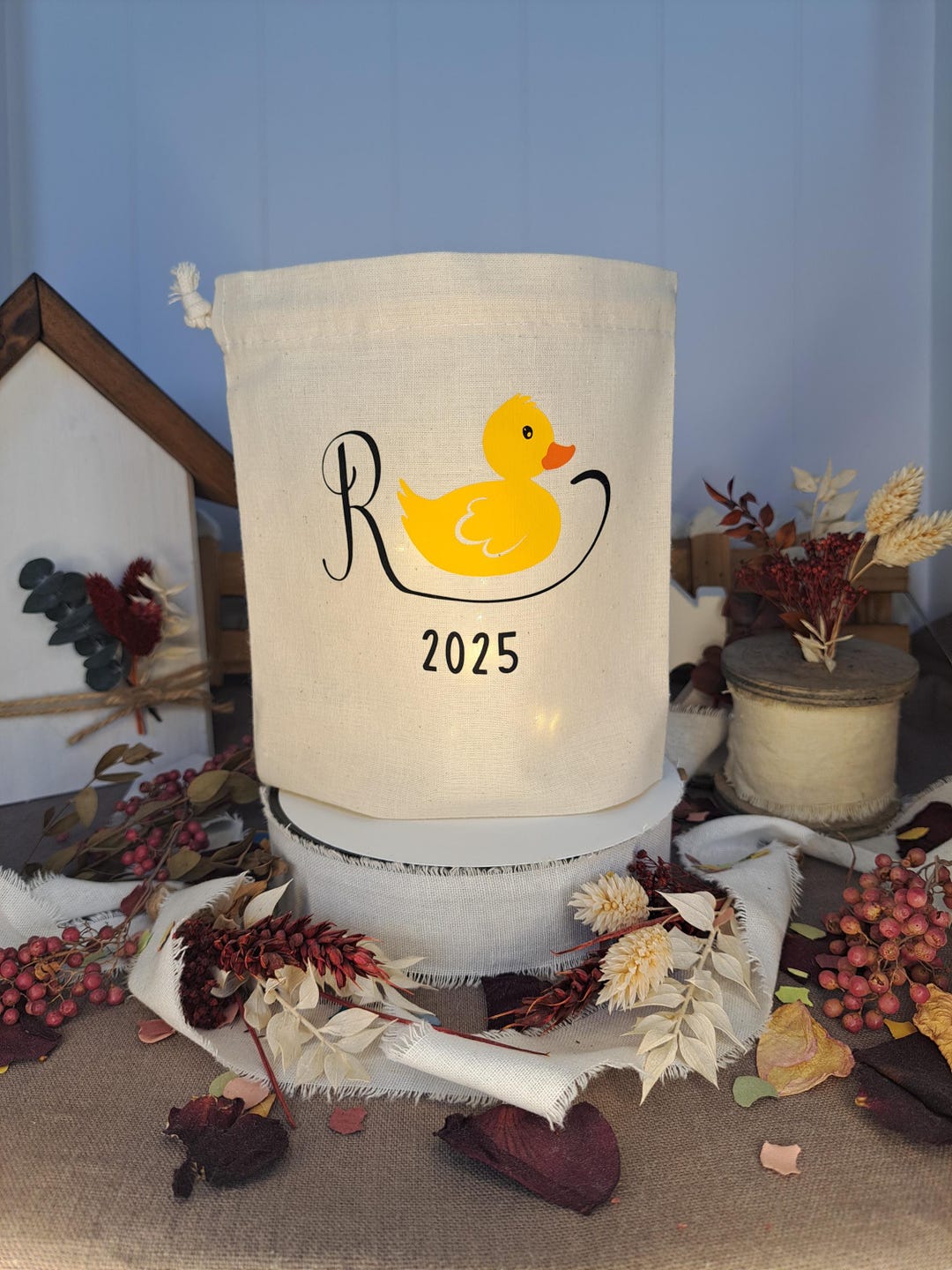 Retirement Gift | Funny Retirement Duck. Finally Retired | Lantern ...