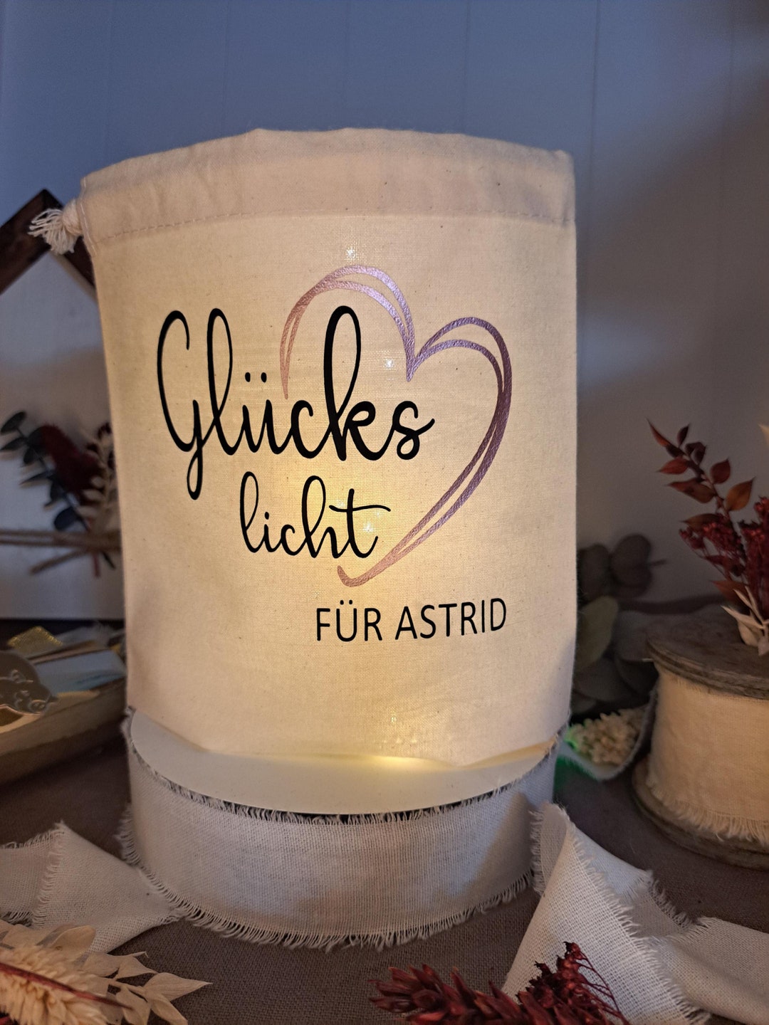 Lucky Light Bag Personalized With Name. Gift for Friends, Colleagues ...