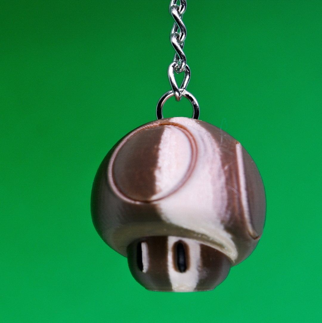 Mario Mushroom Keychain Fan Art - Etsy