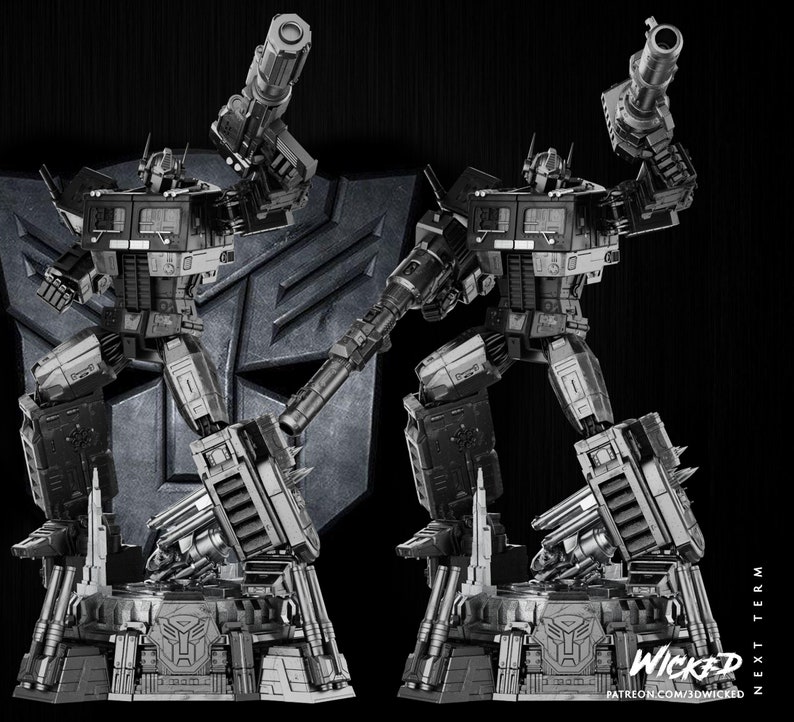 Optimus Prime Statue 3D Printed Fan Art - Etsy