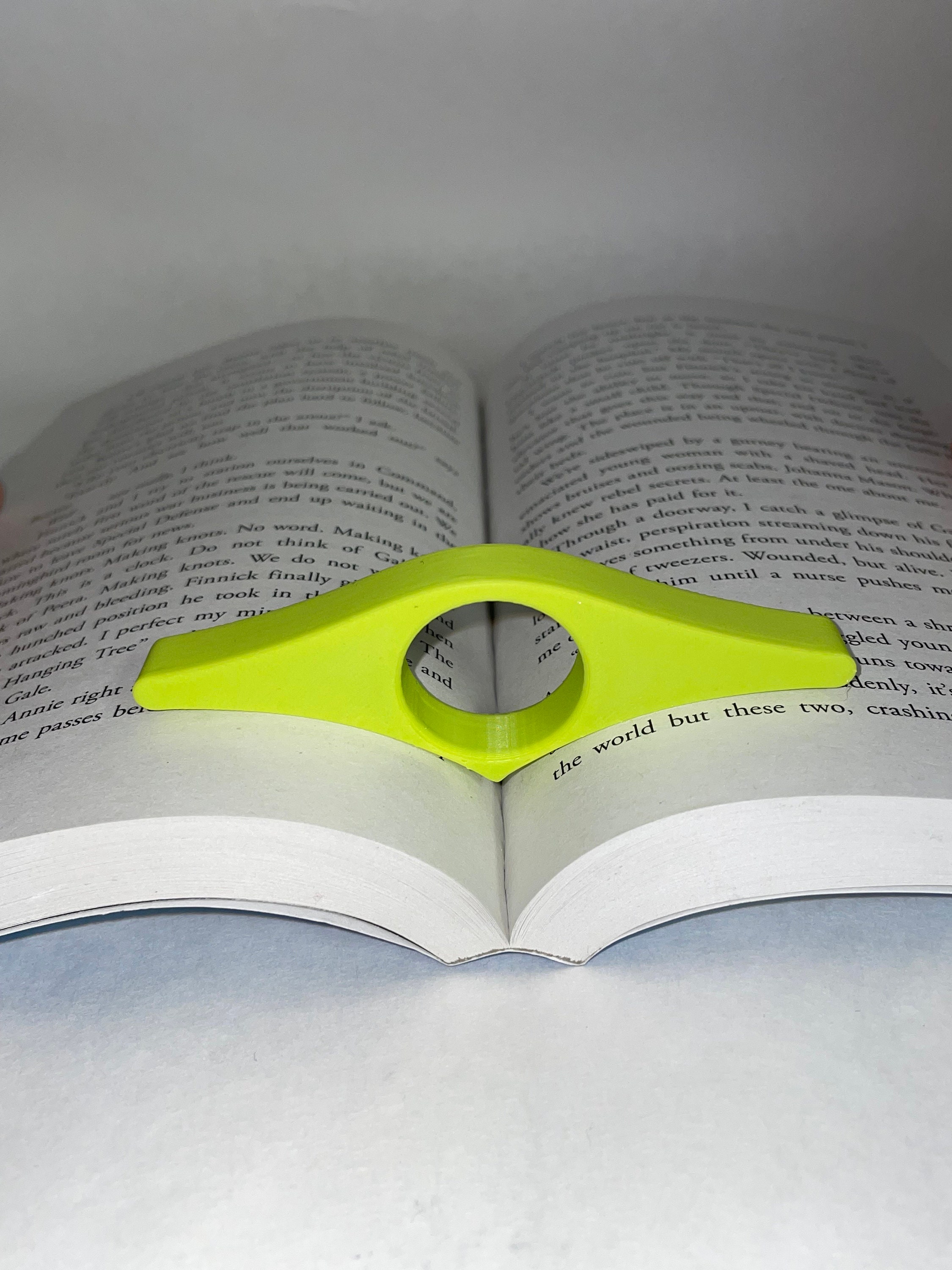 4 Pack Thumb Book Page Holder Book Holder Page Ring Book Holder Thumb ...