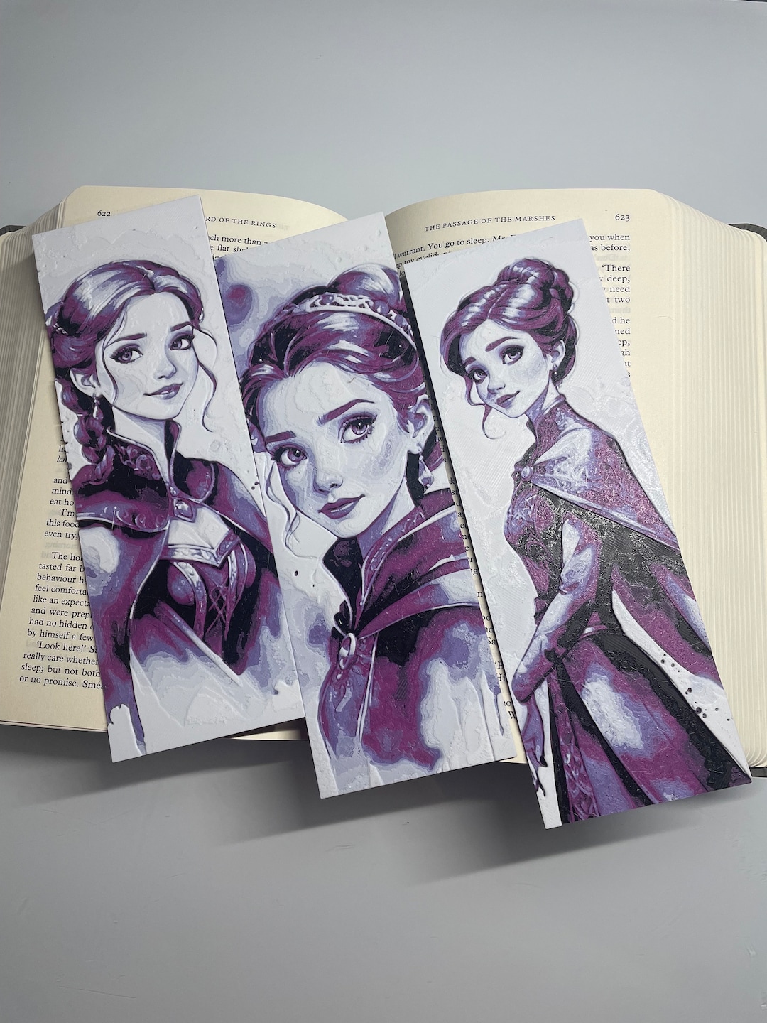 Bookmark Frozen Anna Fan Art Pack of 3 Art Display Bookshelf Display ...
