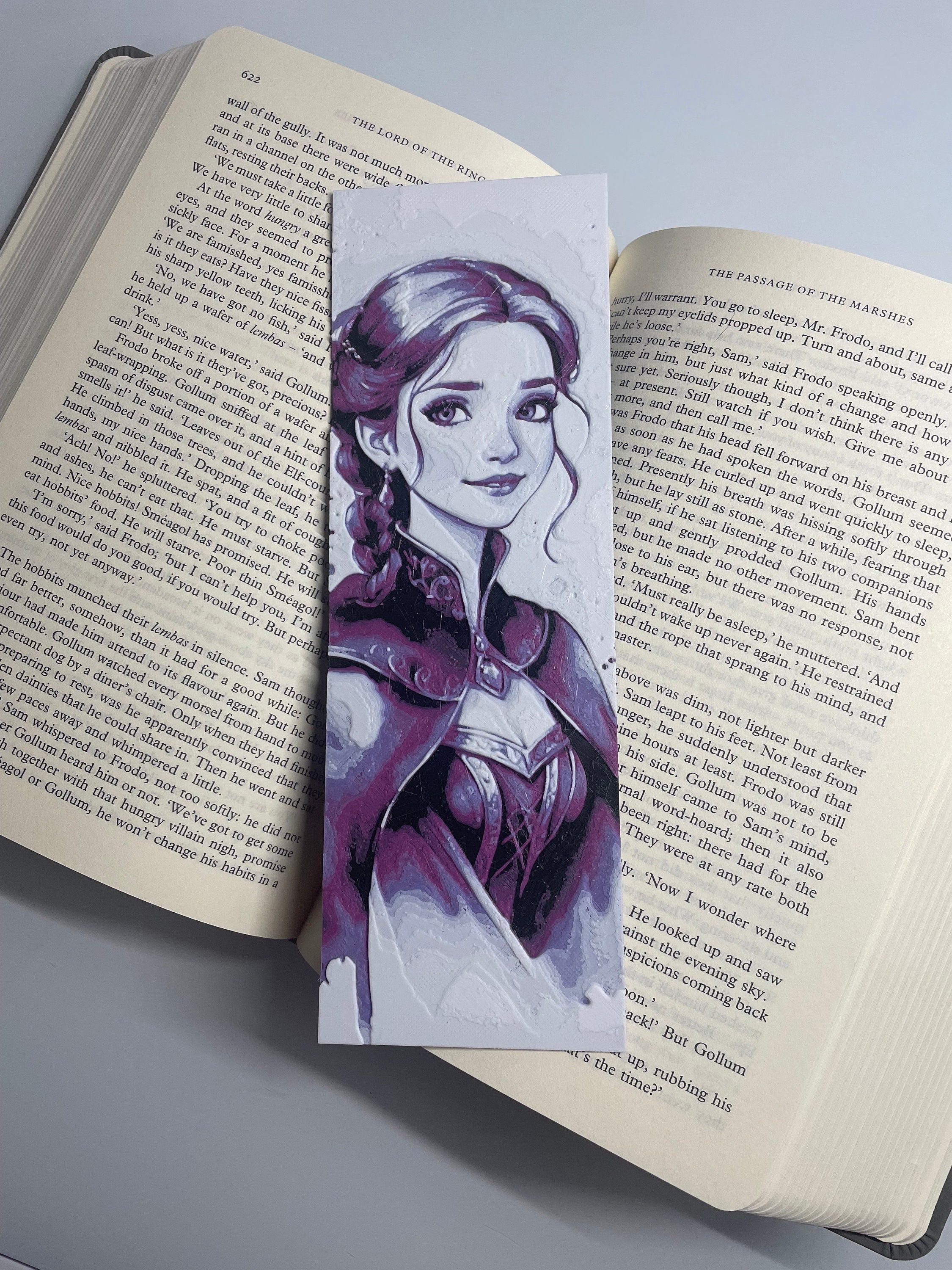 Bookmark Frozen Anna Fan Art Pack of 3 Art Display Bookshelf Display ...