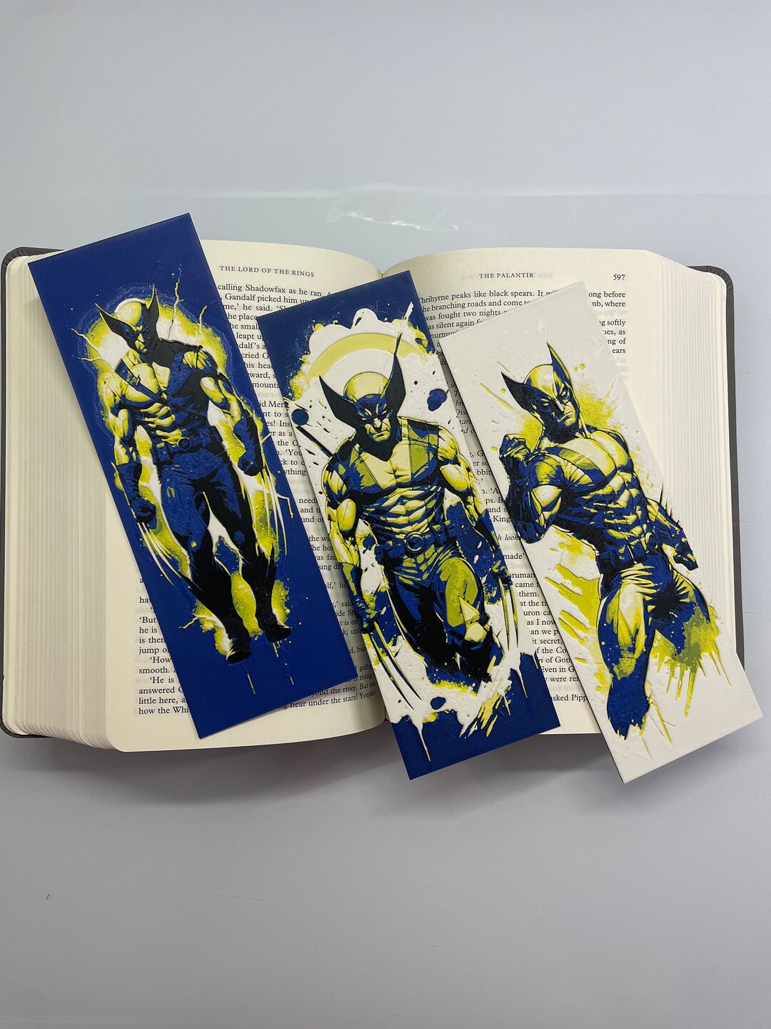 Wolverine Fan Art Bookmark Set: 3D Printed Comic Book Gift - Etsy