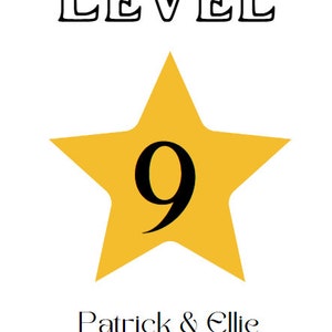 Gamer Wedding Table Numbers, Personalized and READY TO PRINT. 5x7 ...