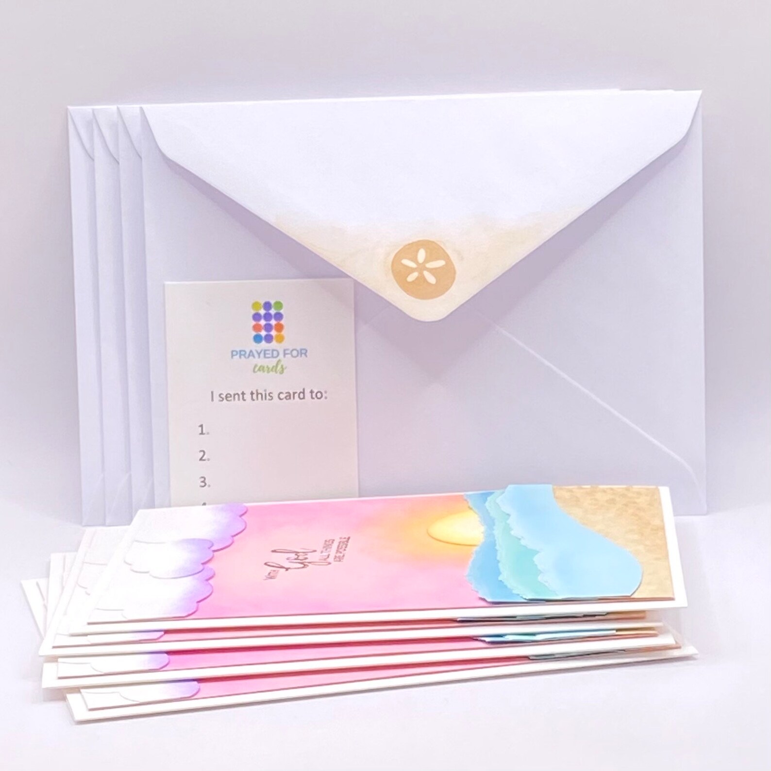 Handmade Christian Sunset Beach Cards blank Inside - Etsy