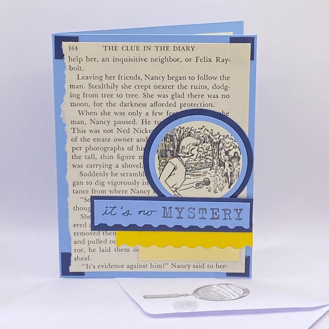 Handmade Nancy Drew Set of Four Notecards/thank-you Notes/gift Set ...