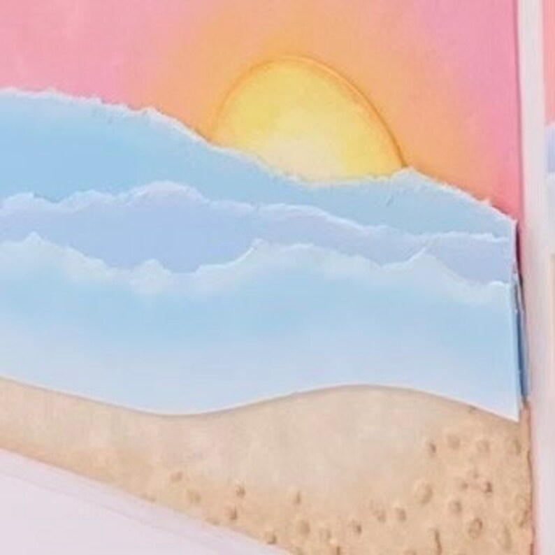 Handmade Christian Sunset Beach Cards blank Inside - Etsy