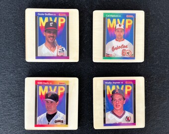 Baseball Card Coasters - Etsy