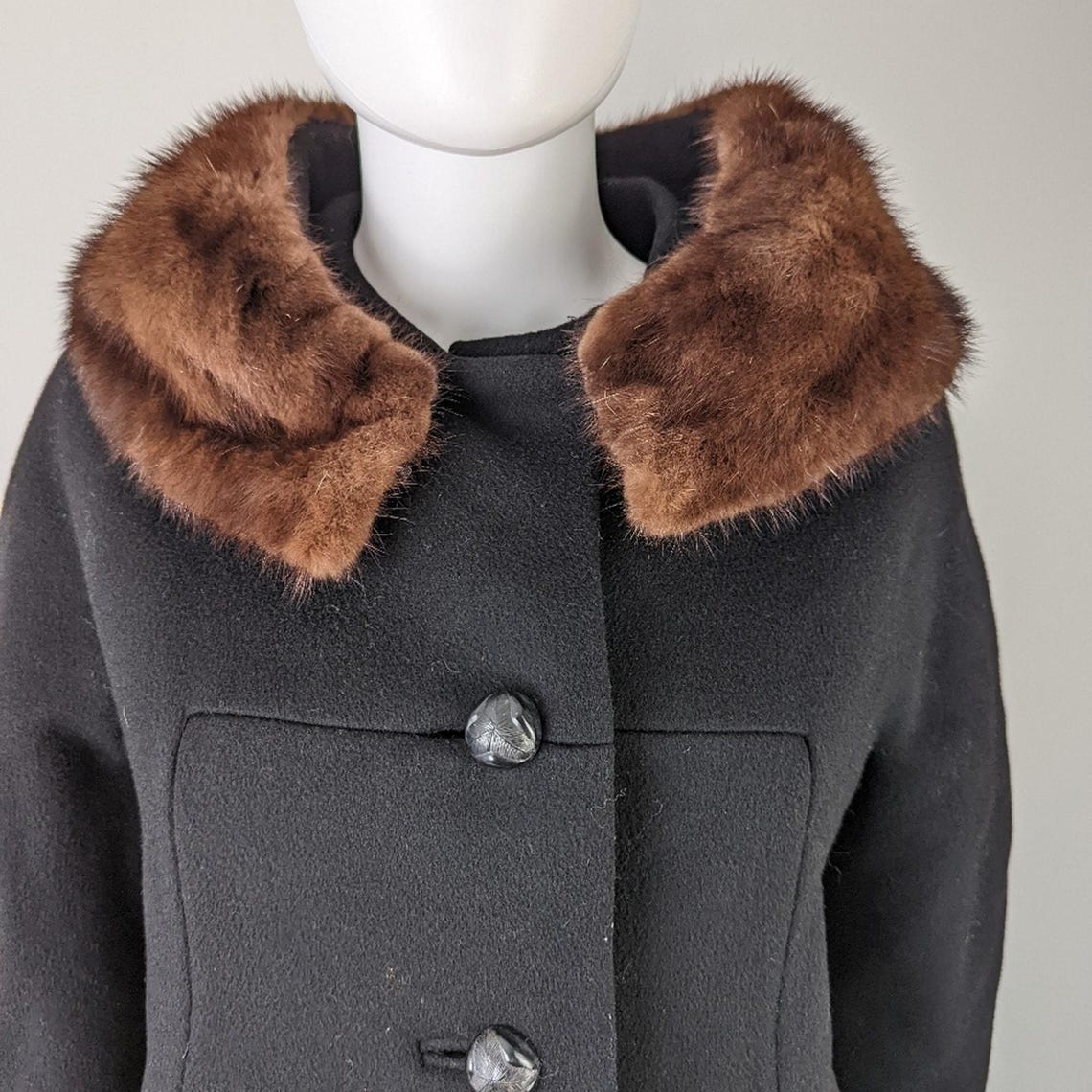Vintage 50's/60's Franklin Simon New York Wool Dress Coat - Etsy
