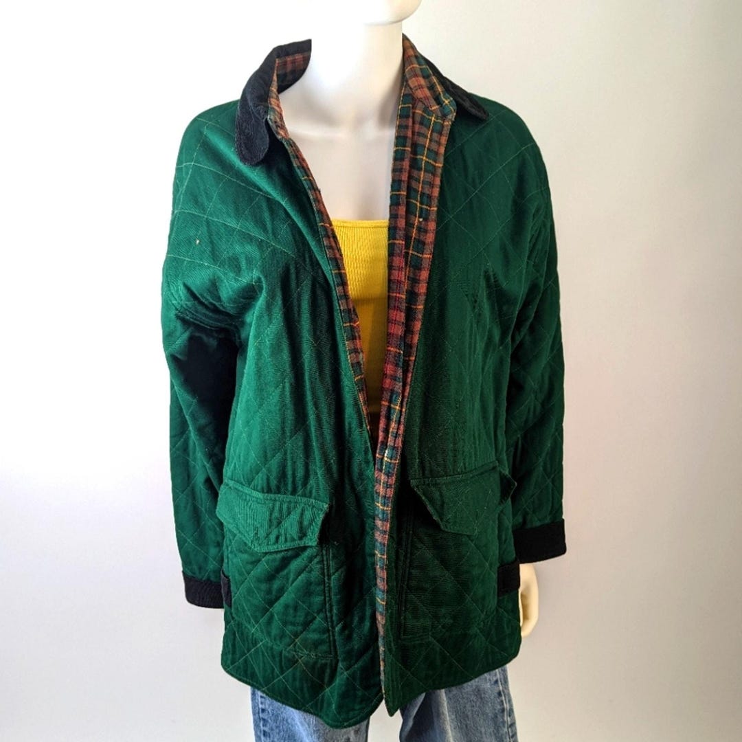 Vintage Carroll Reed Quilted Barn Jacket M - Etsy