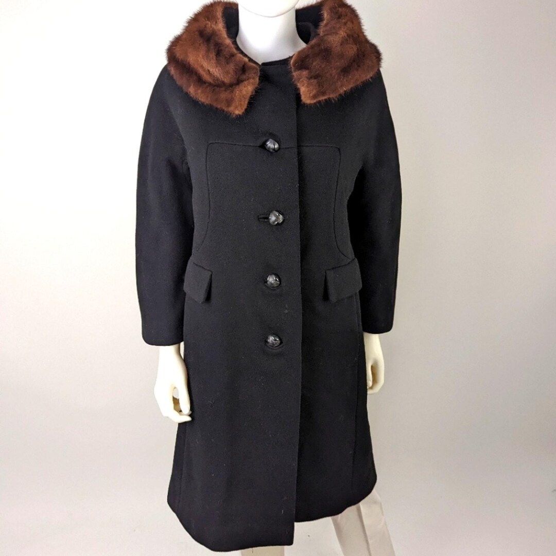 Vintage 50's/60's Franklin Simon New York Wool Dress Coat - Etsy